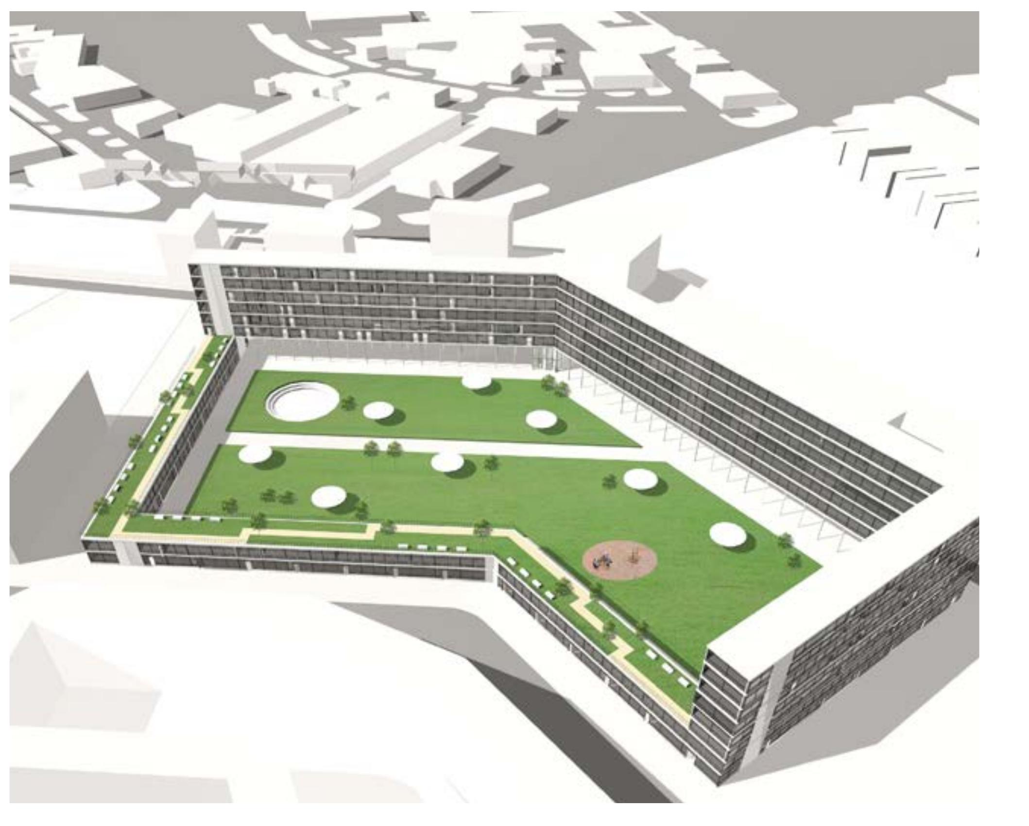 Different typologies of living and working spaces in 18