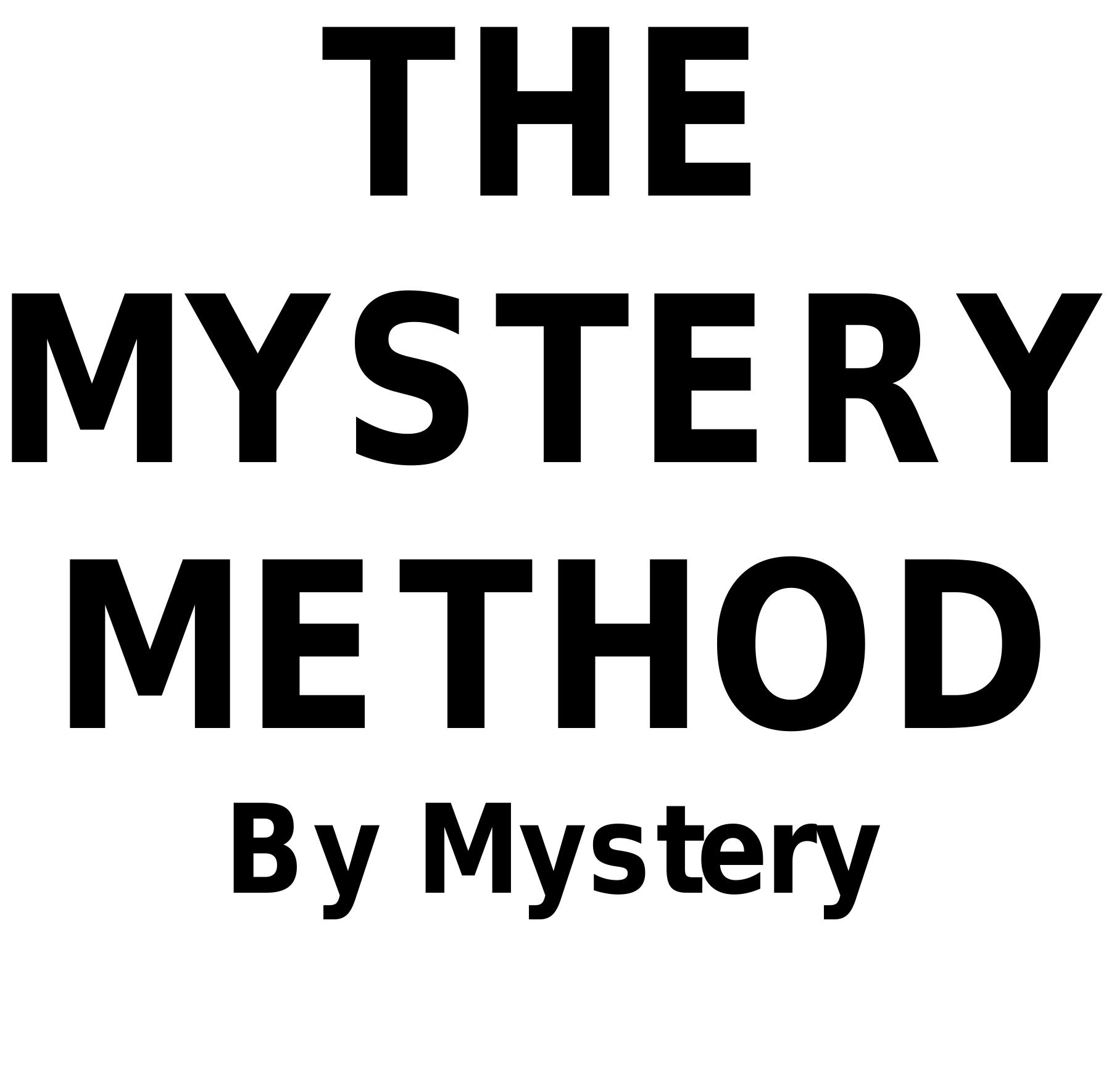 (PDF) The Mystery Method