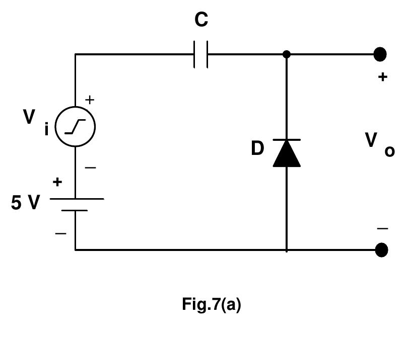 For The Circuit Shown In Fig 7 A Draw The Waveform Of