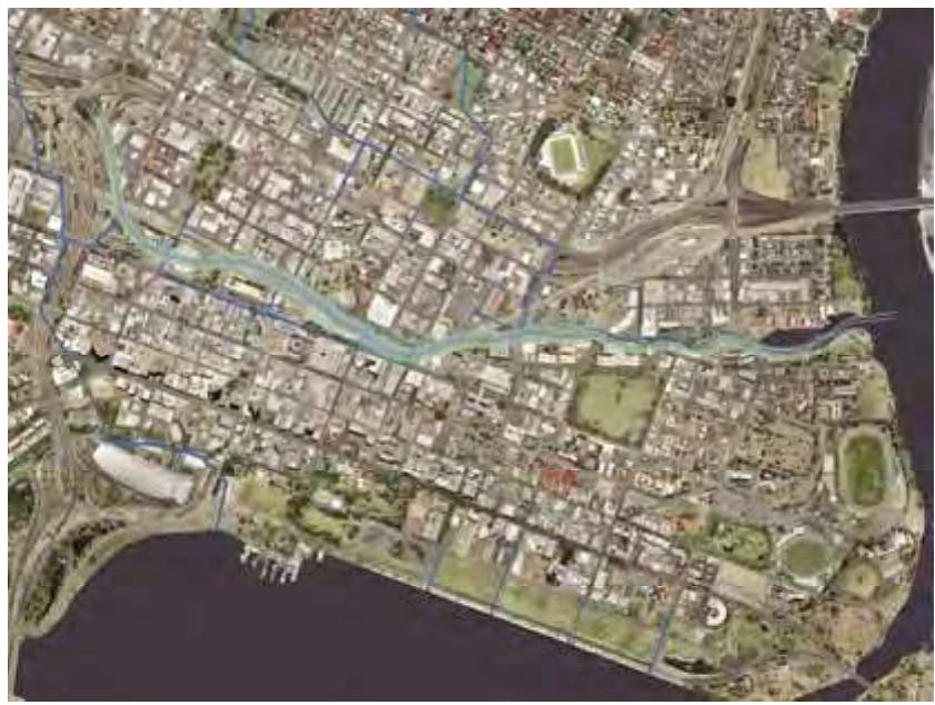 Claisebrook park: a proposal for a linear park system