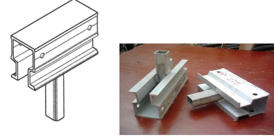 Prop head for soffit beam.