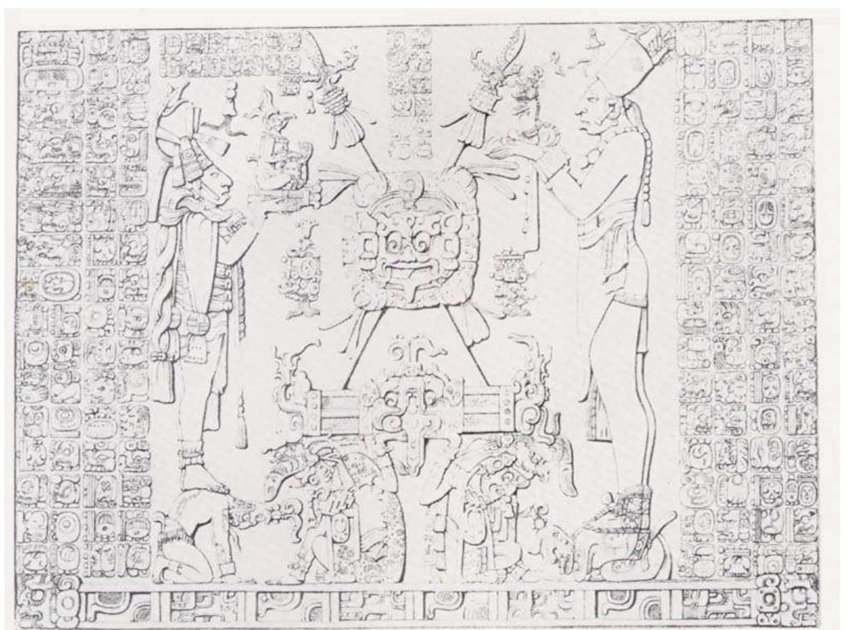 Iii-134 palenque, mexico, sanctuary tablet in the temple of