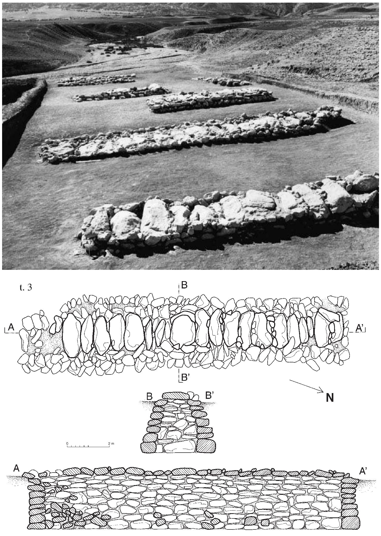 Pl. 1. phase ii corridor-shaped communal tombs in zone i of