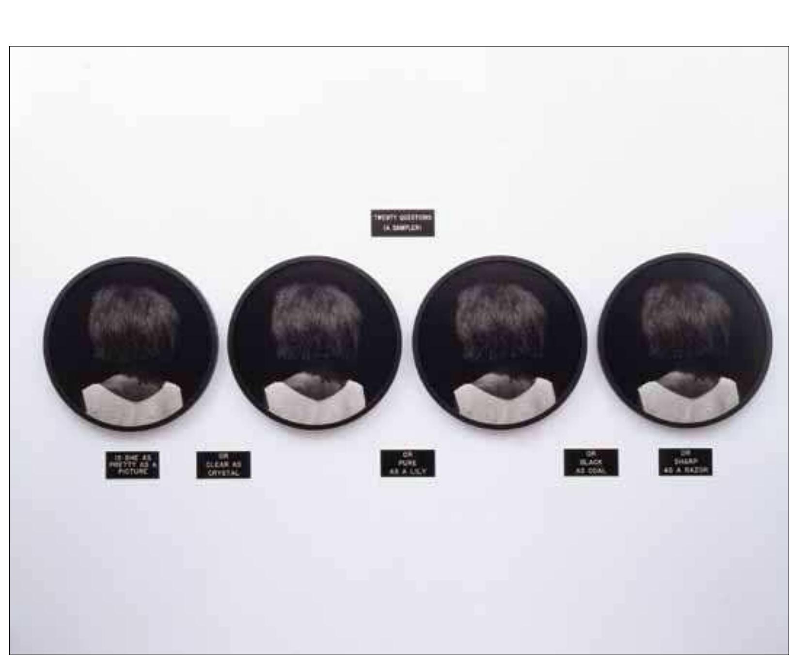 Figure 1 - from Felt Surface, Visible Image: Lorna Simpson's