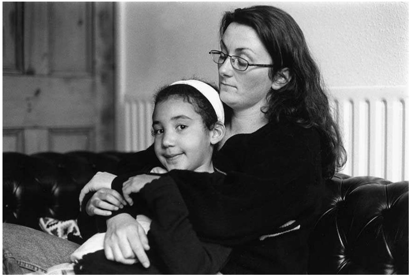 Helena mitchell and her daughter, eshe. photograph by
