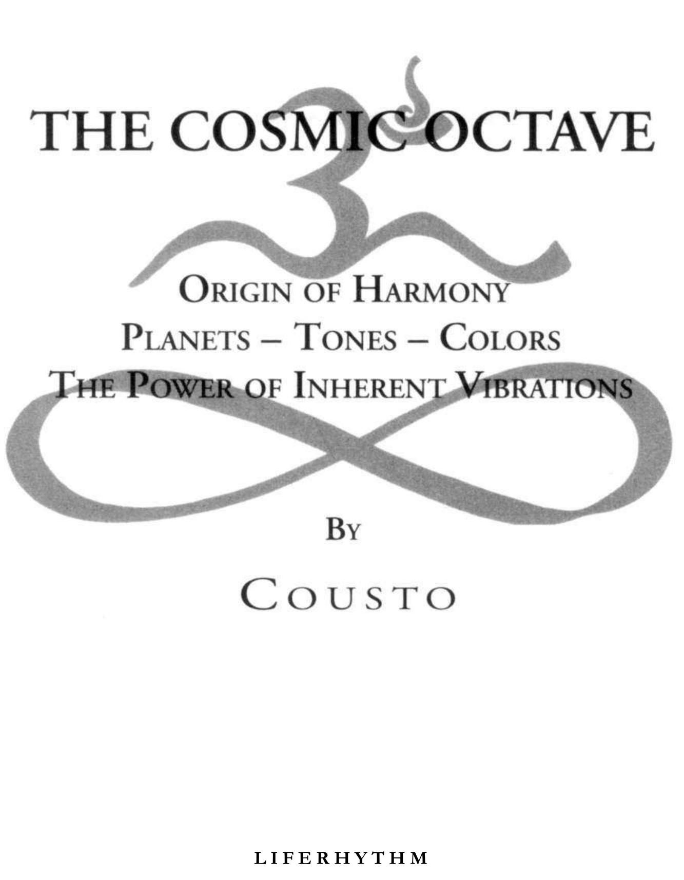 Figure 3 - The Cosmic Octave_The origin of harmony