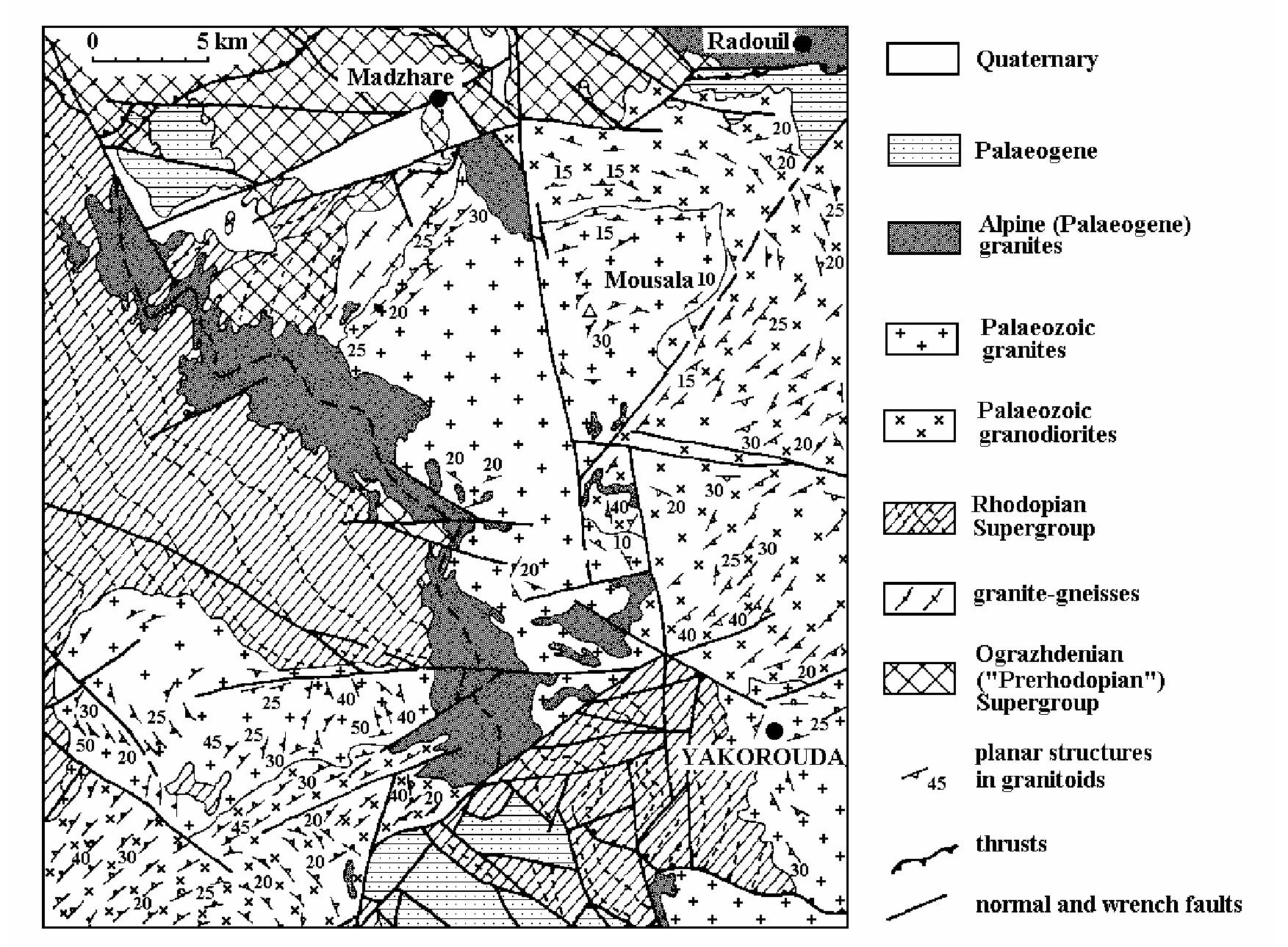 Figure 19 - Introduction to the geology of SW Bulgaria