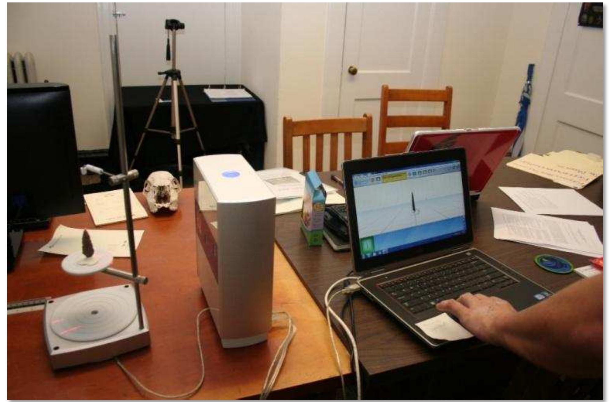 1: basic setup in the virtual curation laboratory with the