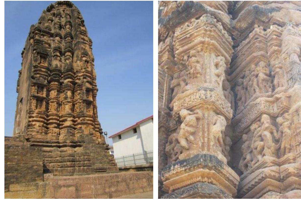 Photographs (bhand dev temple) single line plan (dimensions