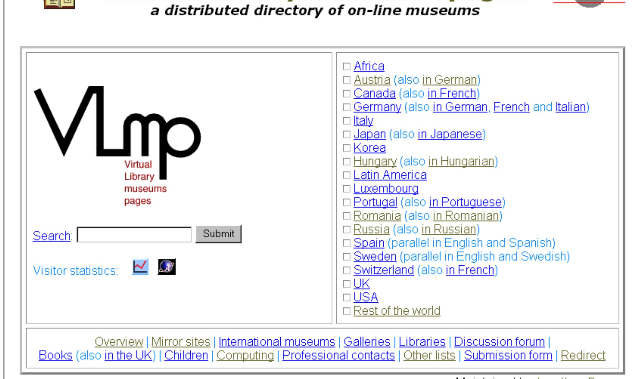 Vlmp homepage.