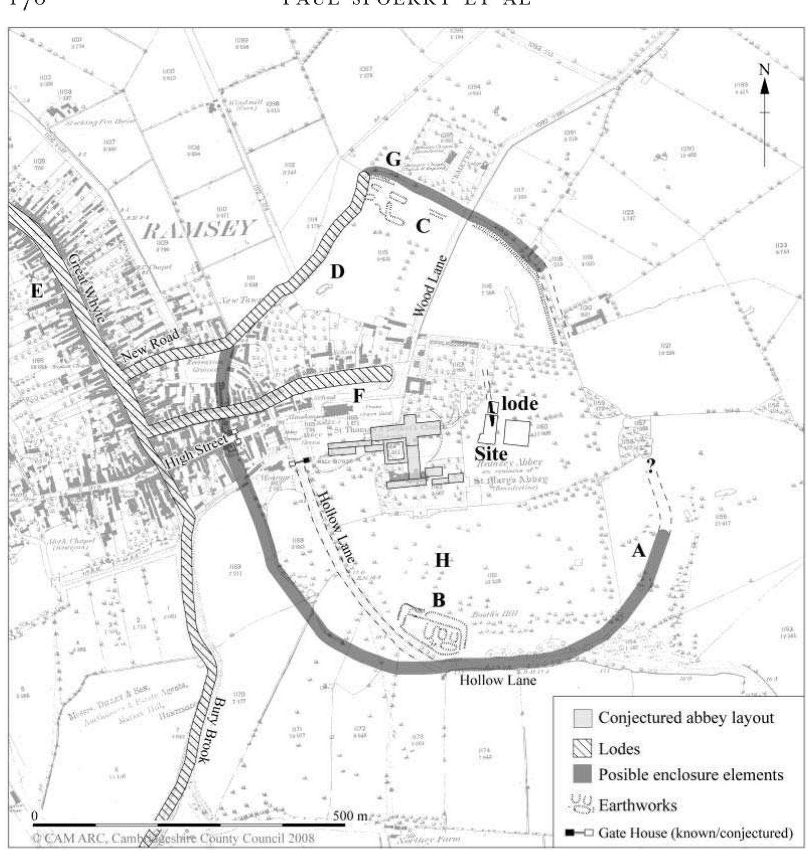 Interpretative map, showing possible elements of the ramsey