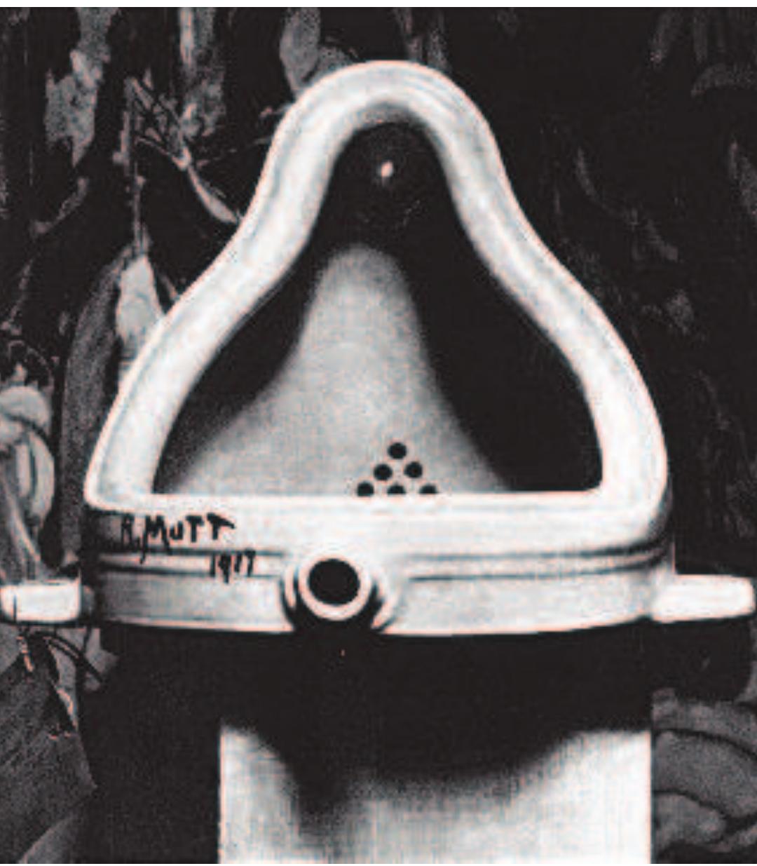 28.2 marcel duchamp, fountain. 1917. photograph by alfred