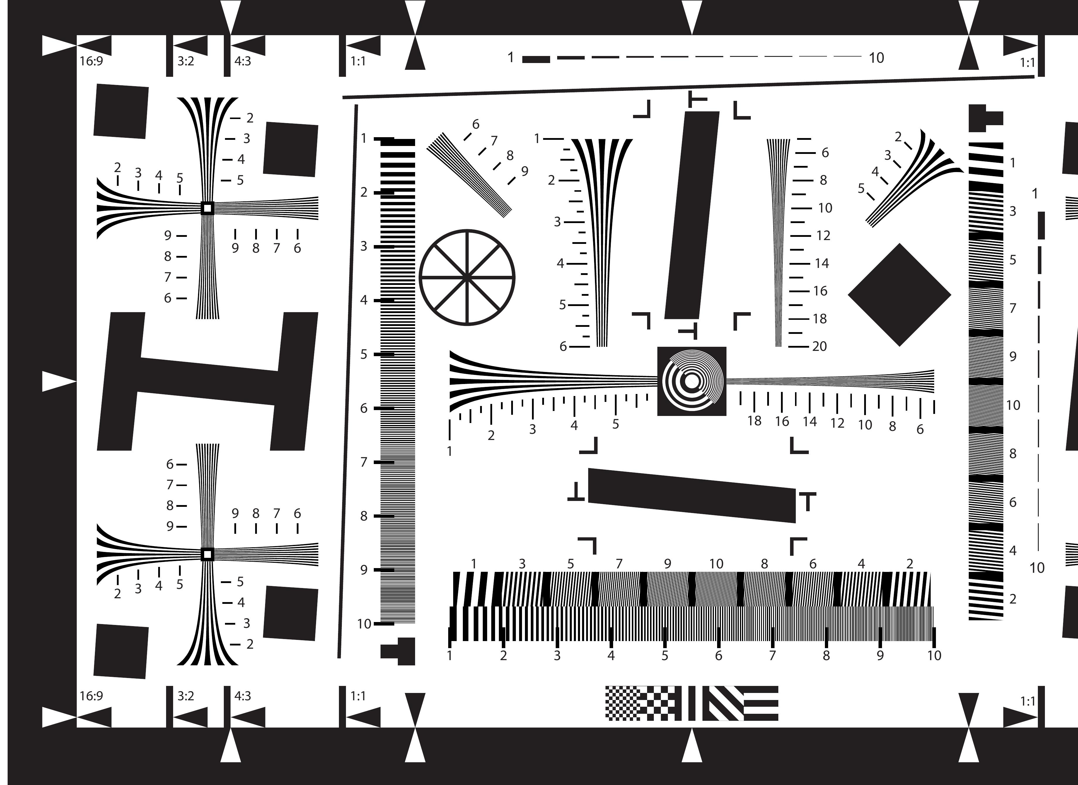 Iiversity this test chart is for use with iso 12233