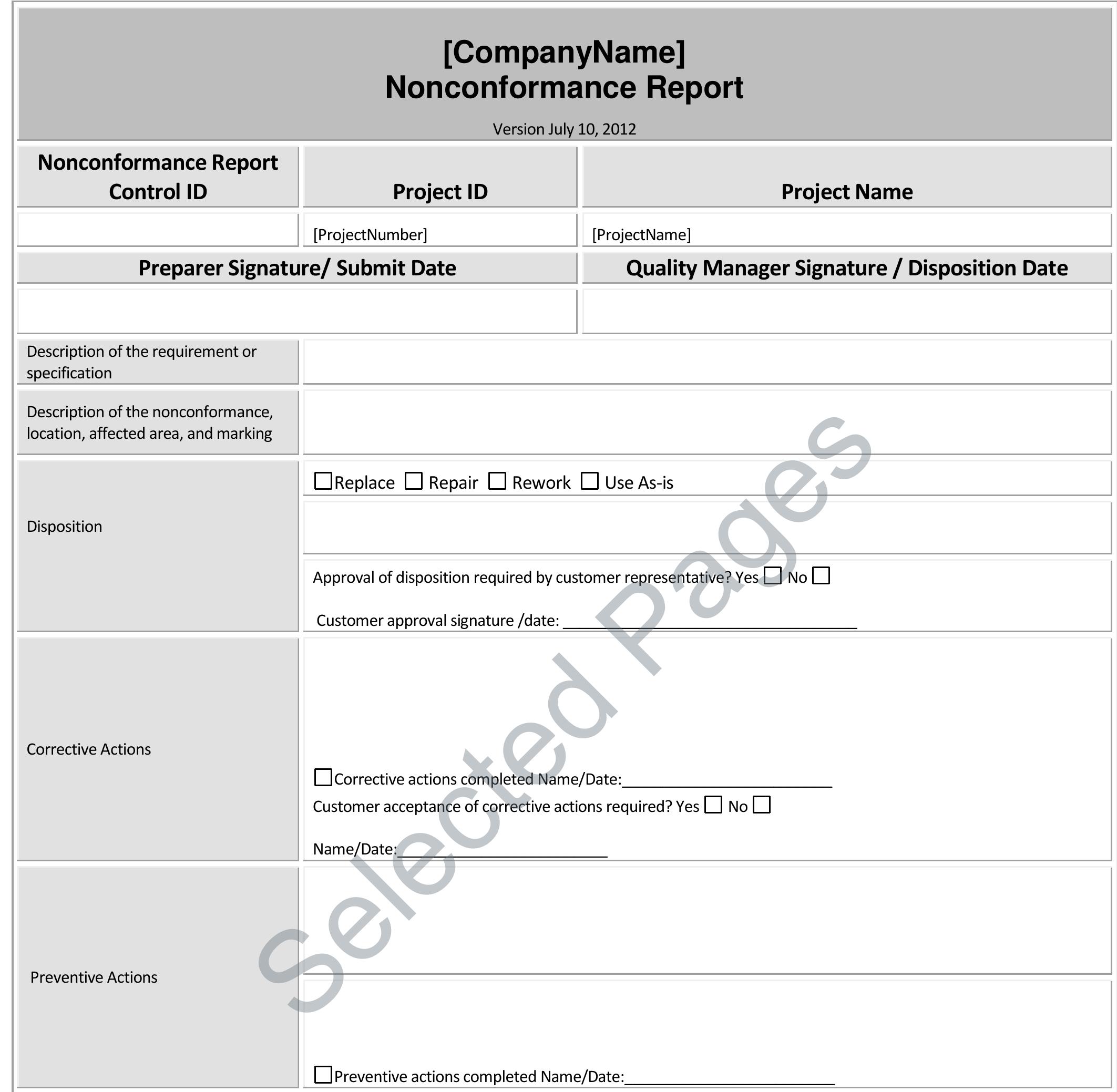 (PDF) Painting quality control plan sample