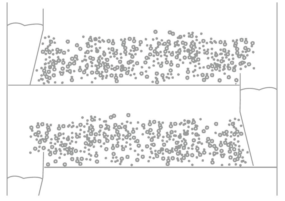 Conventional crossflow trays (figure 3) consist of a deck