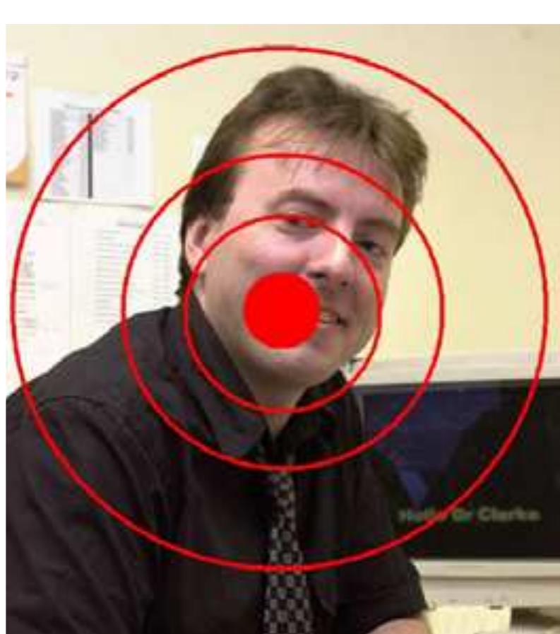 Life in the bullseye: dr. da- vid clarke takes verbal abuse