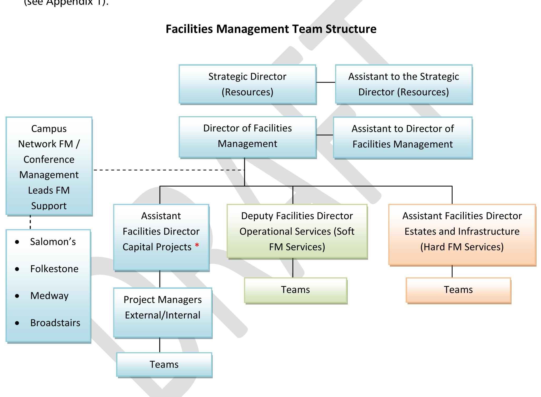 Figure 1 - FACILITIES MANAGEMENT STRATEGY