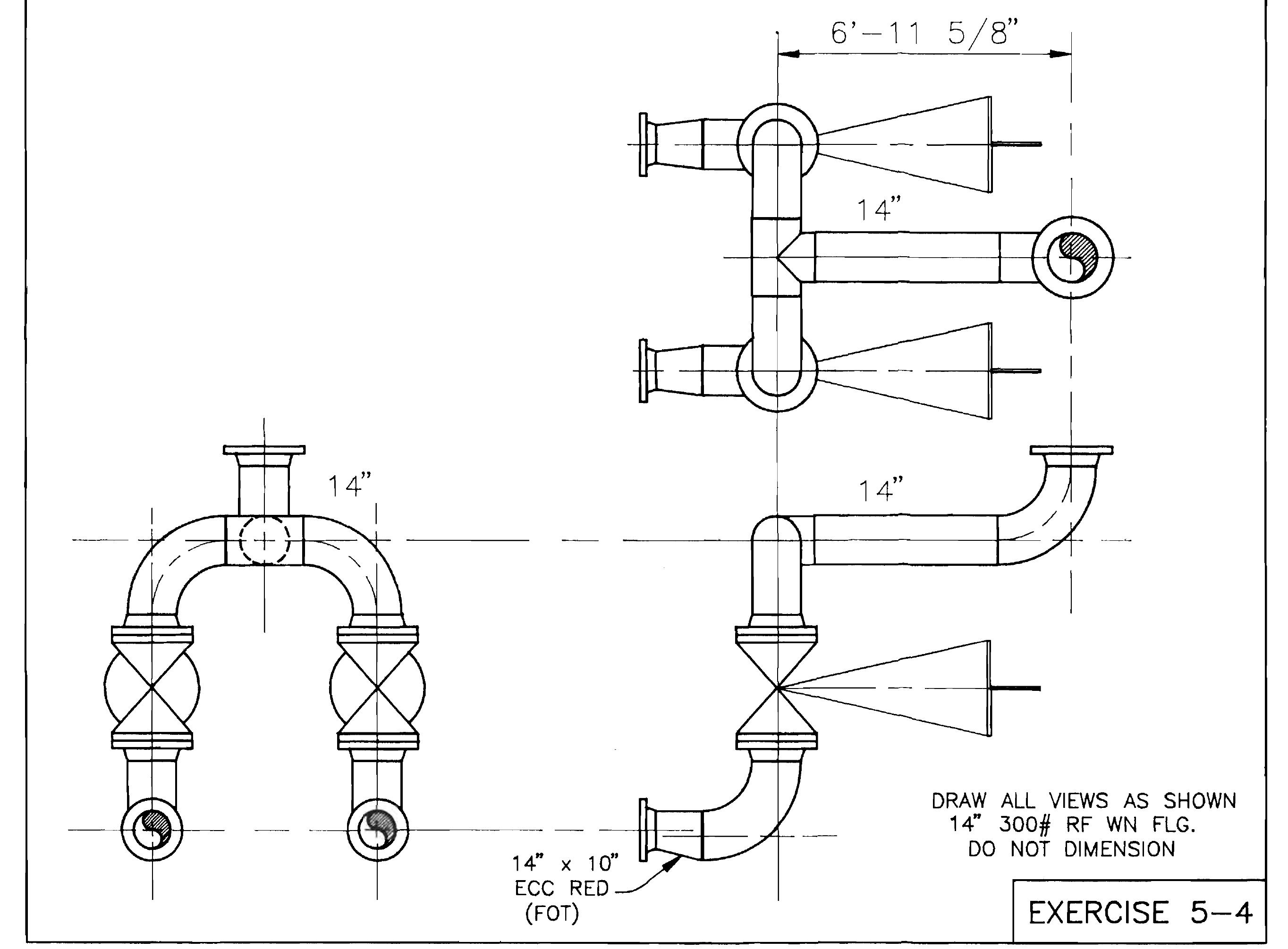 Figure 140 - Pipe drafting and Design