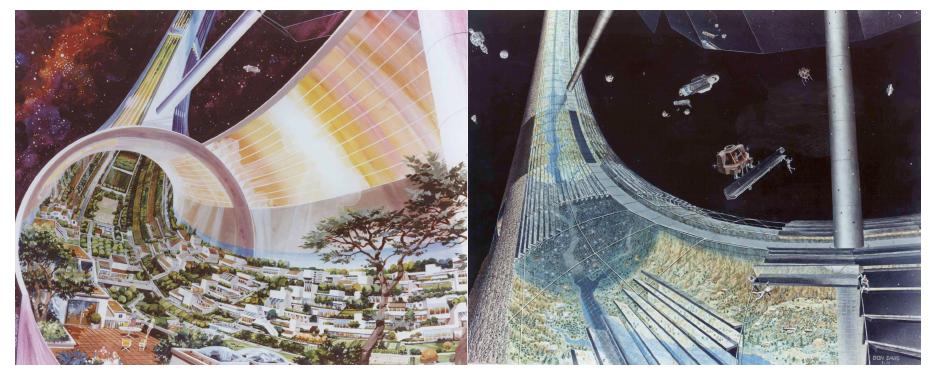 Stanford torus interiors, rick guidice, left, and don davis,