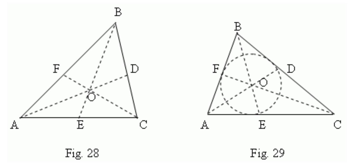 A bisector divides an opposite side into two parts,