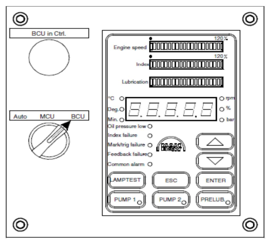 On the hmi panel, individual cylinder lubrication adjustment