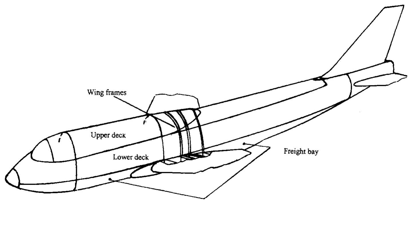 11 fuselage layout of a large transport aircraft - boeing