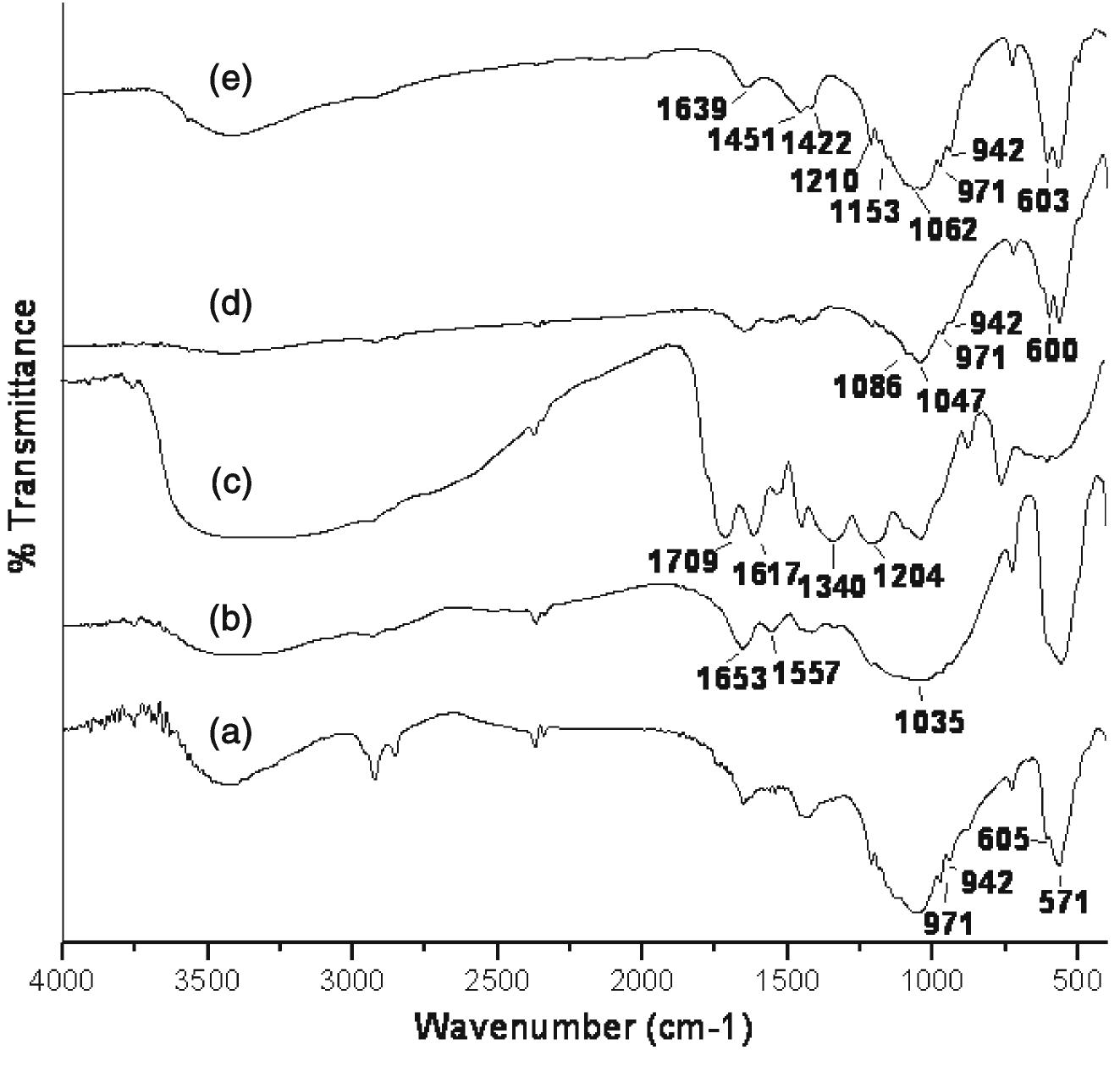 (a) ftir spectrum of bcp; (b) ftir spectrum of sample i