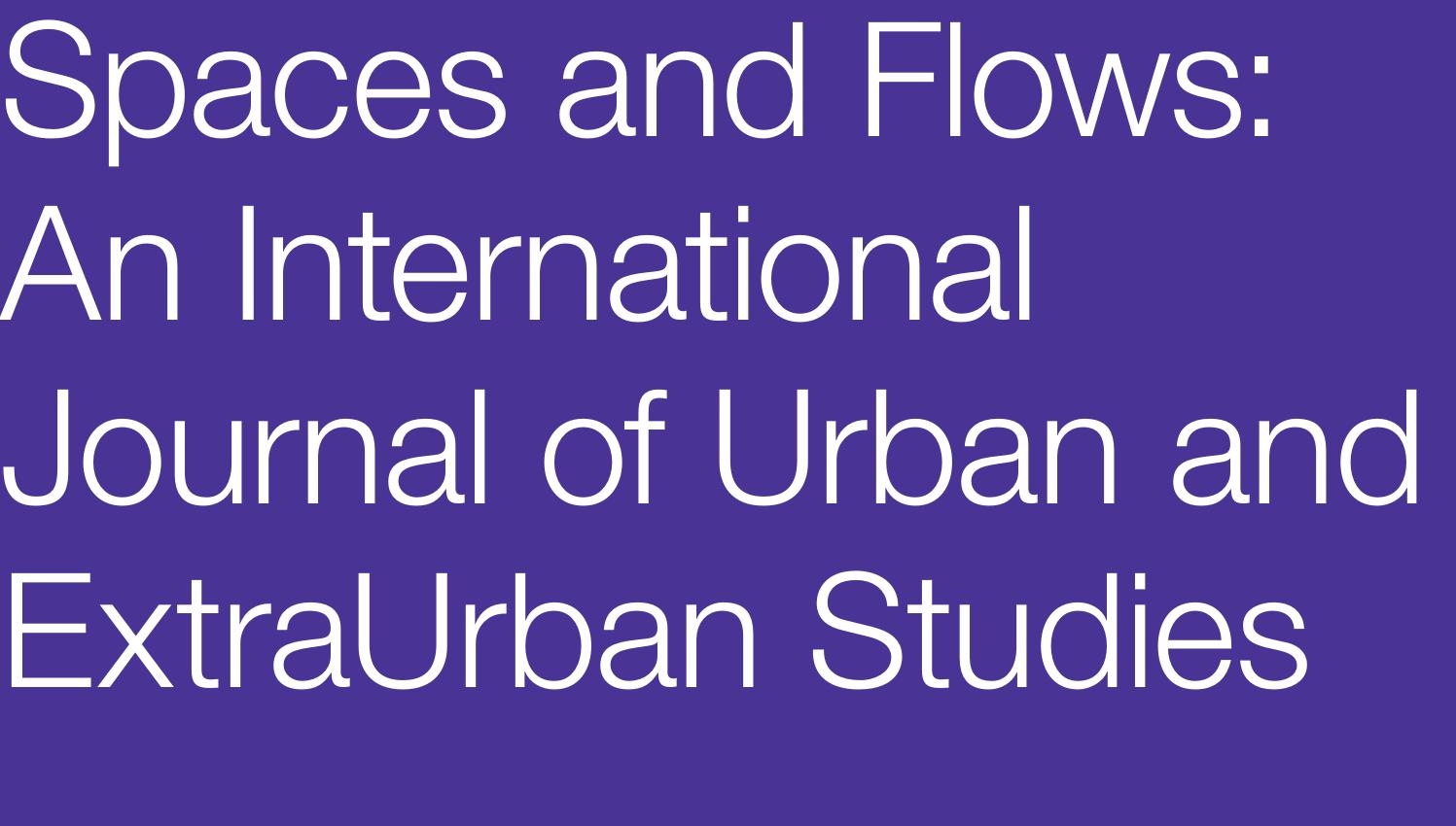 Figure 1 - Infrastructure as interface. Thinking the urban