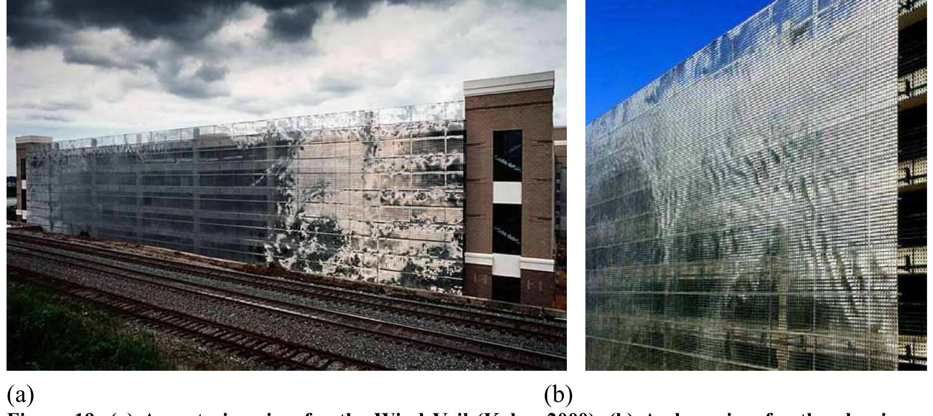 The wind veil, by ned kahn, is 79.248 meter (260 feet) long