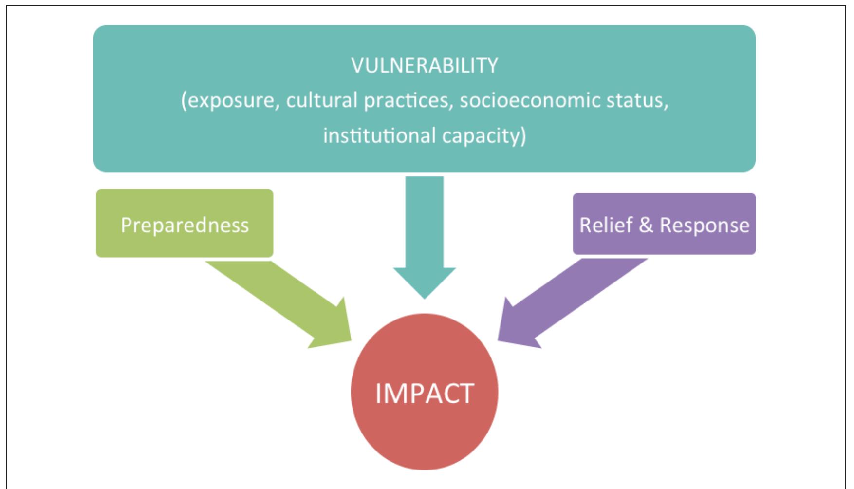 Disaster’s impacts: a conceptual framework figure 5