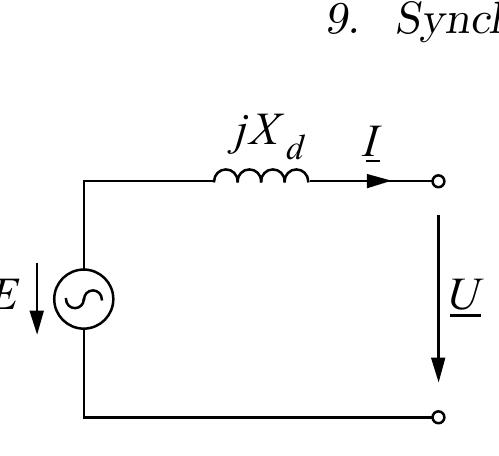 6. stationary single phase equivalent circuit. with the