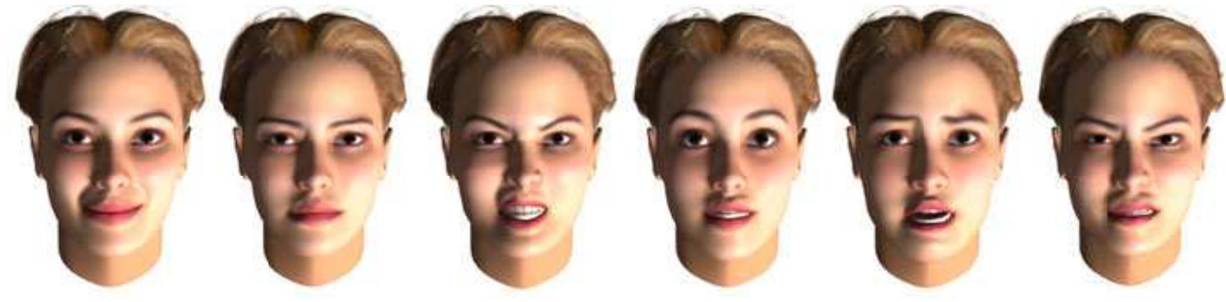 Head x offers a diversity of expressions shown here are the