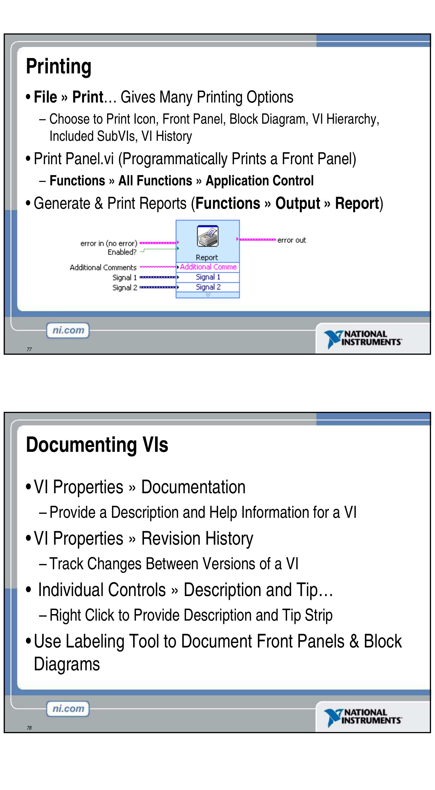 Figure 94 - Virtual Instrumentation With Lab VIEW