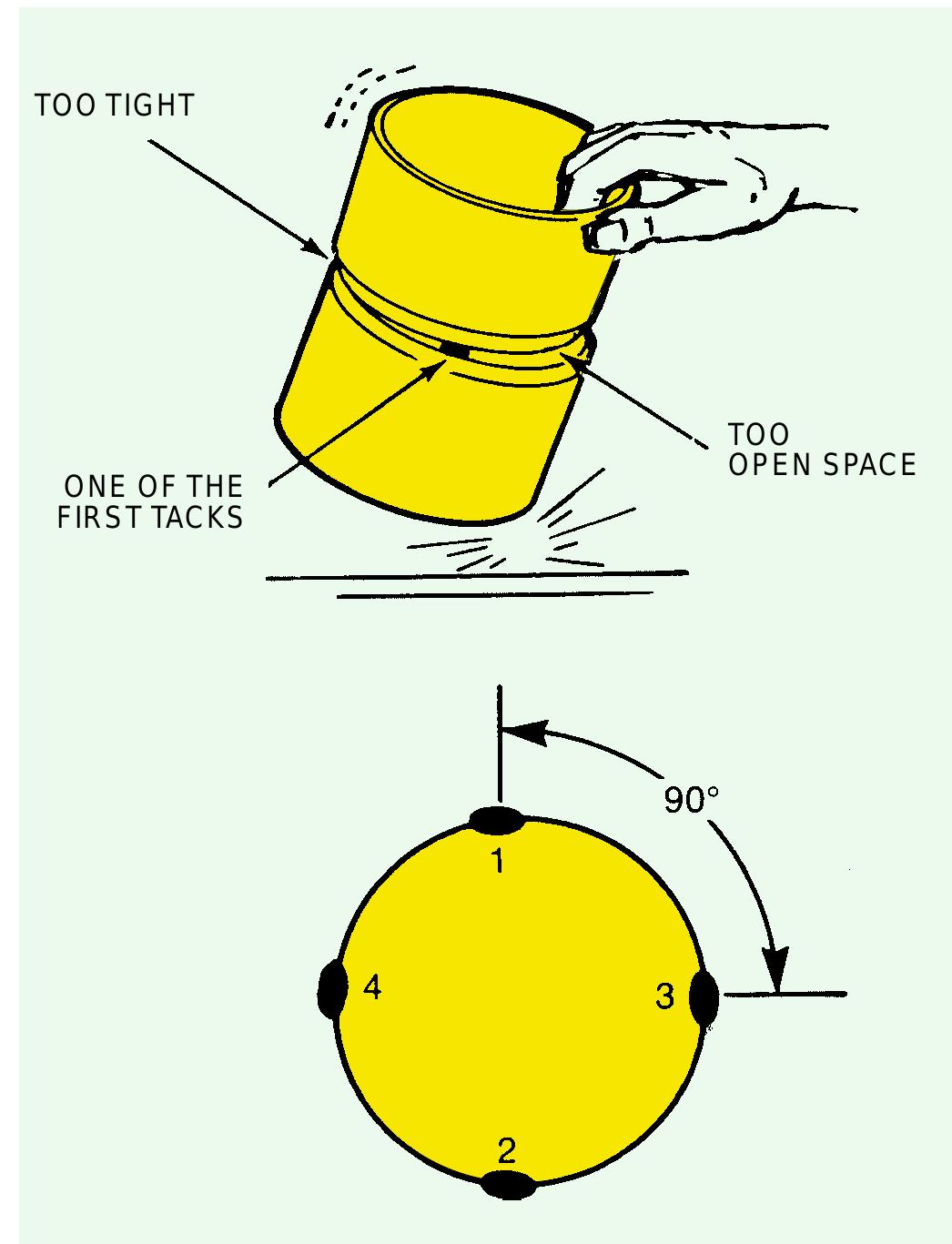 Remove the spacing wire. if in one of the spans the root gap