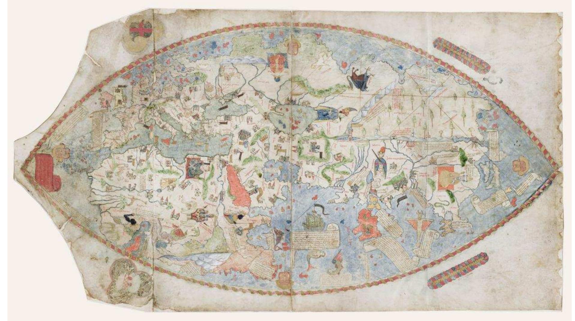 Figure 1 - The so-called Genoese World Map of 1457: A