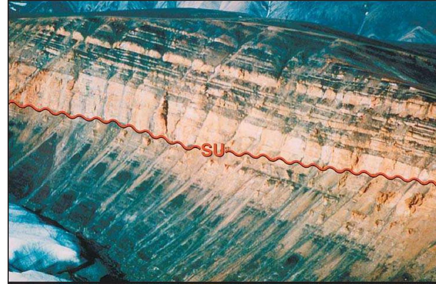 2. outcrop of lower cretaceous strata on east central axel