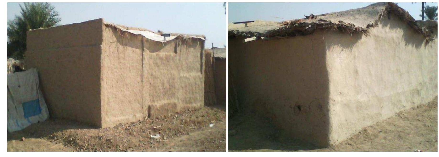 Mud clay houses: