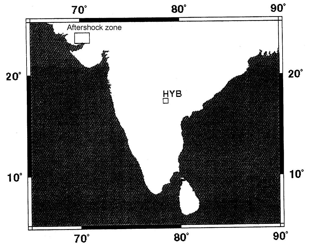 Location map of bhuj seismic zone and ngri seismologi- cal