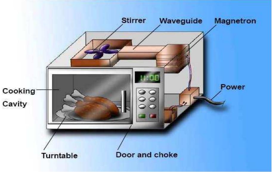 Basic structure of a microwave oven