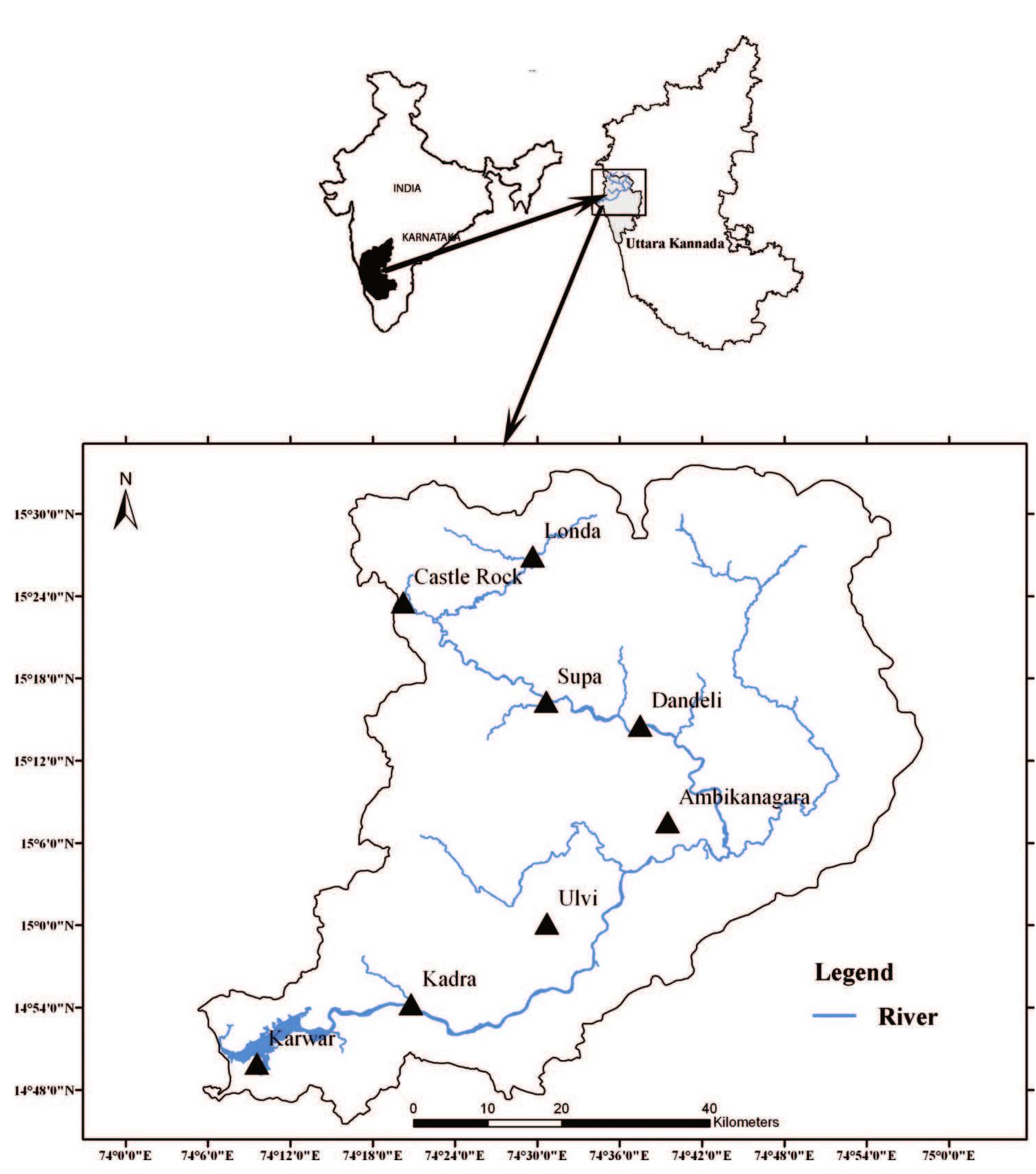 Figure 1 - from Hypsometric analysis of Kali River Basin,