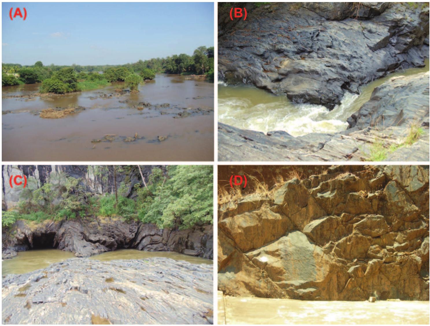 (a) fluvial deposits indicating dominance of fluvial