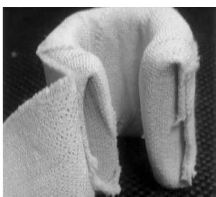 5. tube collar constructed from pipe insulation weighing