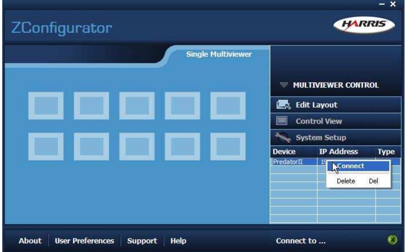 The currently loaded presets on the multiviewer are loaded.
