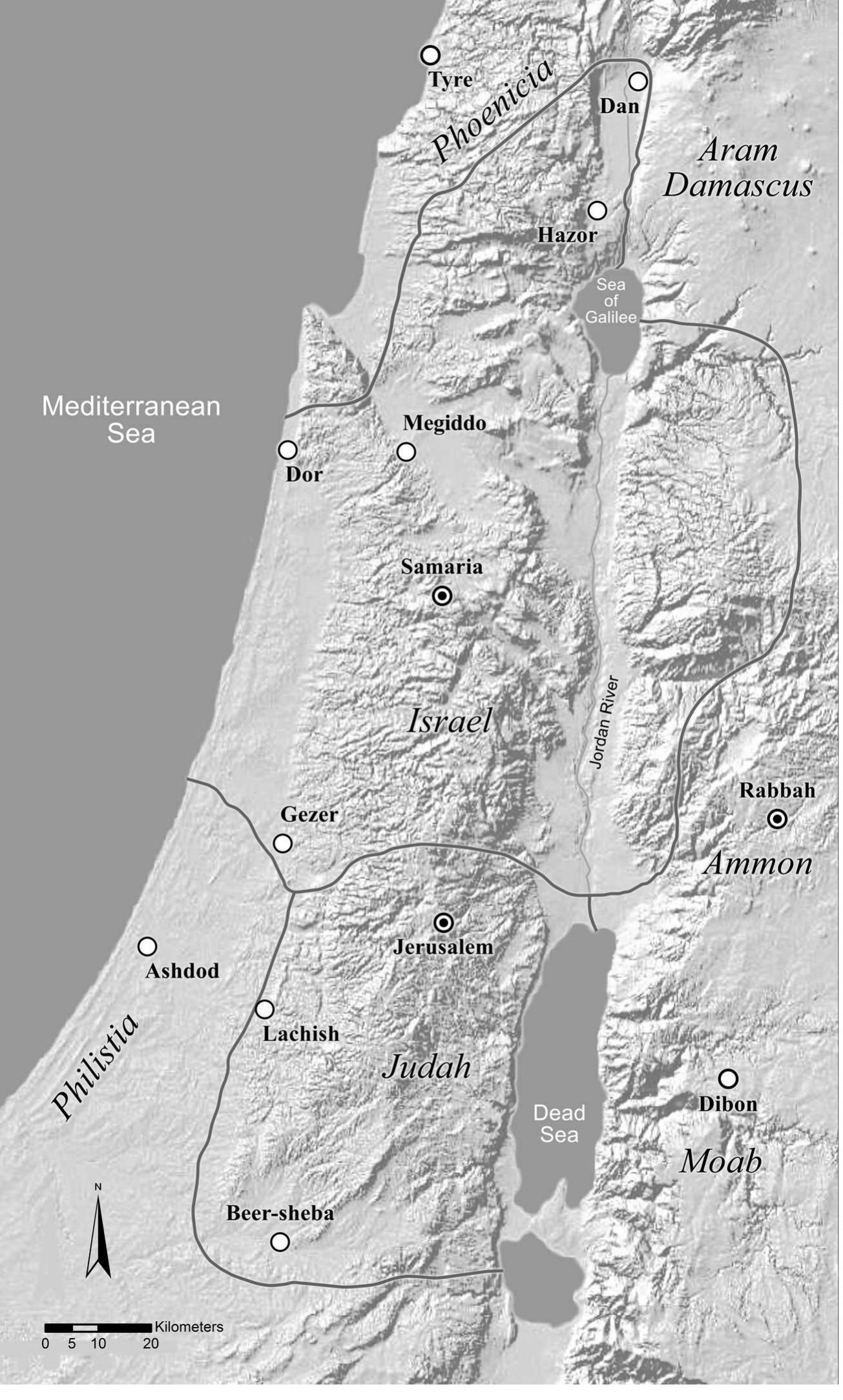 Figure 2 - from Finkelstein, I. 2013. The Forgotten Kingdom: