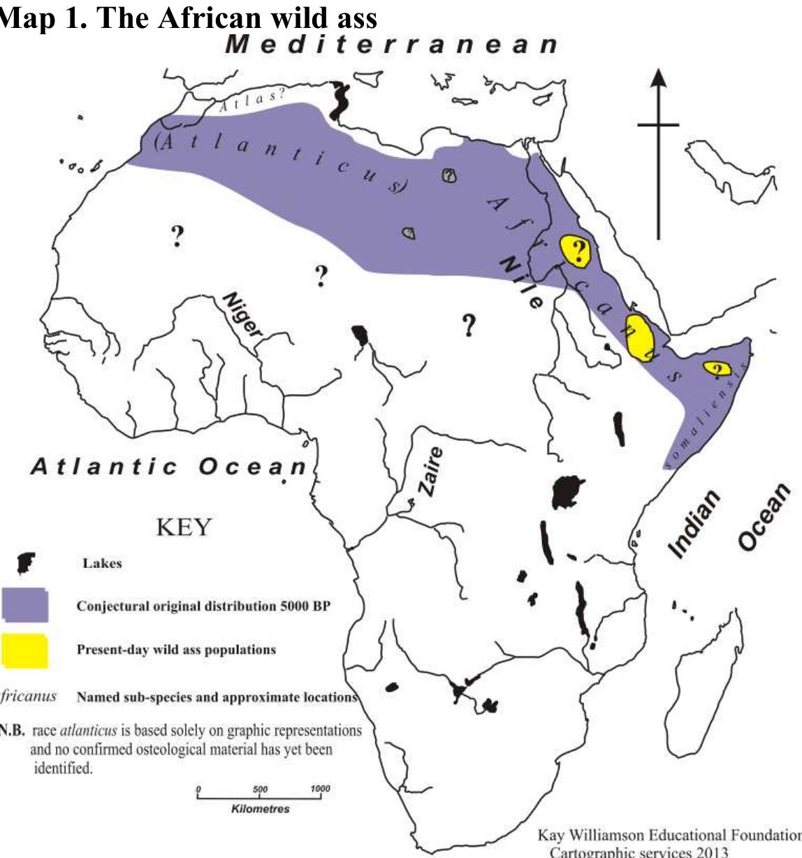 Figure 2 - from Wild asses and donkeys in Africa:
