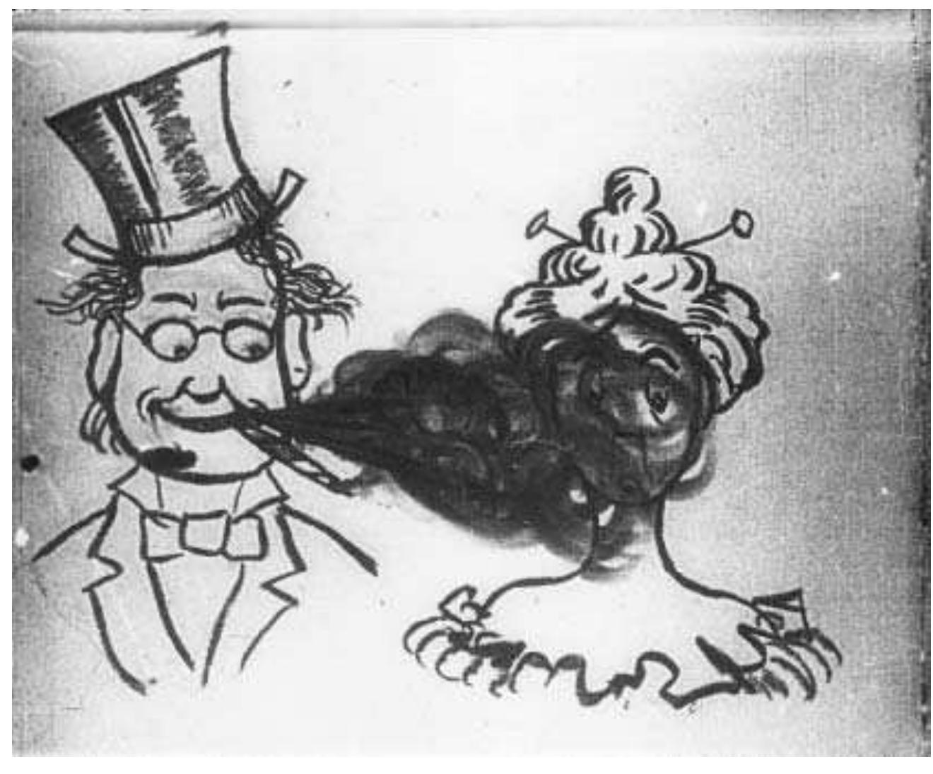 Humourous phases of funny faces: the transition from