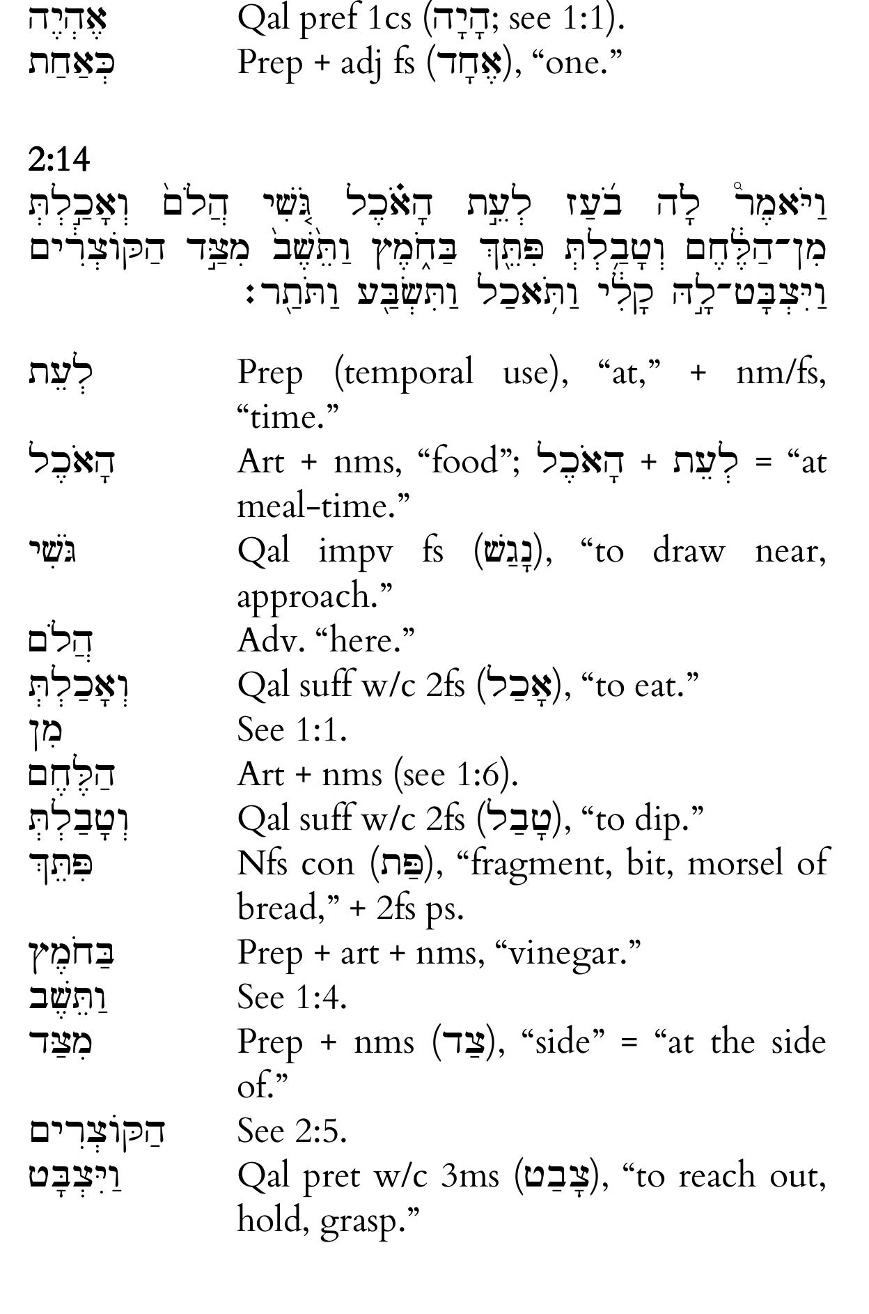 Figure 28 - Reading Ruth: A Guide to the Hebrew Text