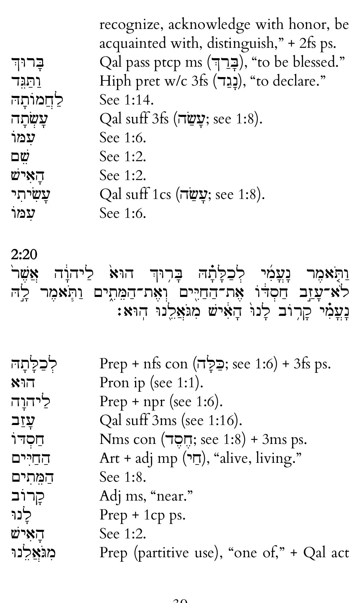 Figure 32 - Reading Ruth: A Guide to the Hebrew Text