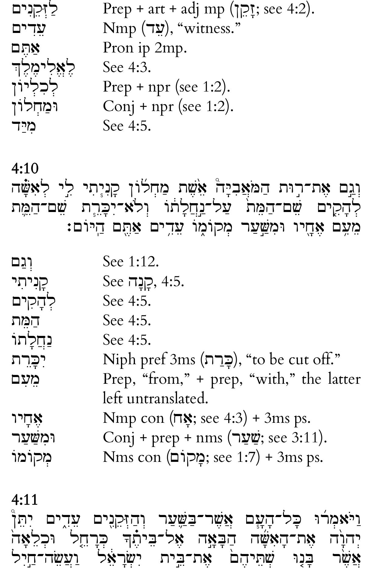 Figure 52 - Reading Ruth: A Guide to the Hebrew Text