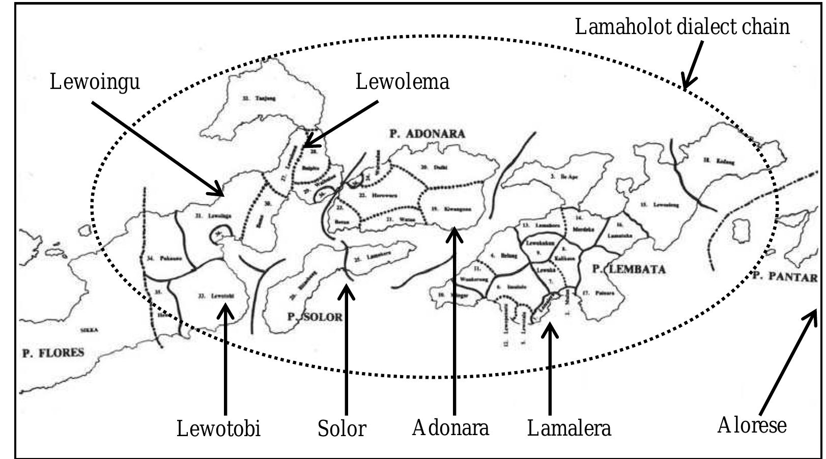 Map 2: lamaholot dialects (adapted from keraf 1978) here are